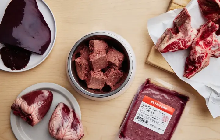 Raw Beef Dog Food Recipe | We Feed Raw