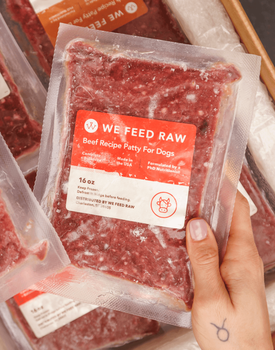 Raw Beef Dog Food Recipe | We Feed Raw